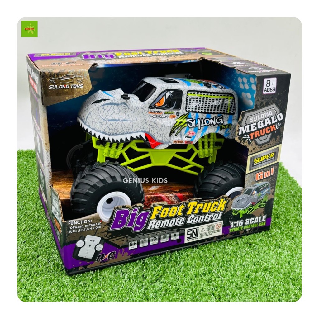Jual Genius Kids Mainan BigFoot Truck Remote Control Car Super Megalo ...