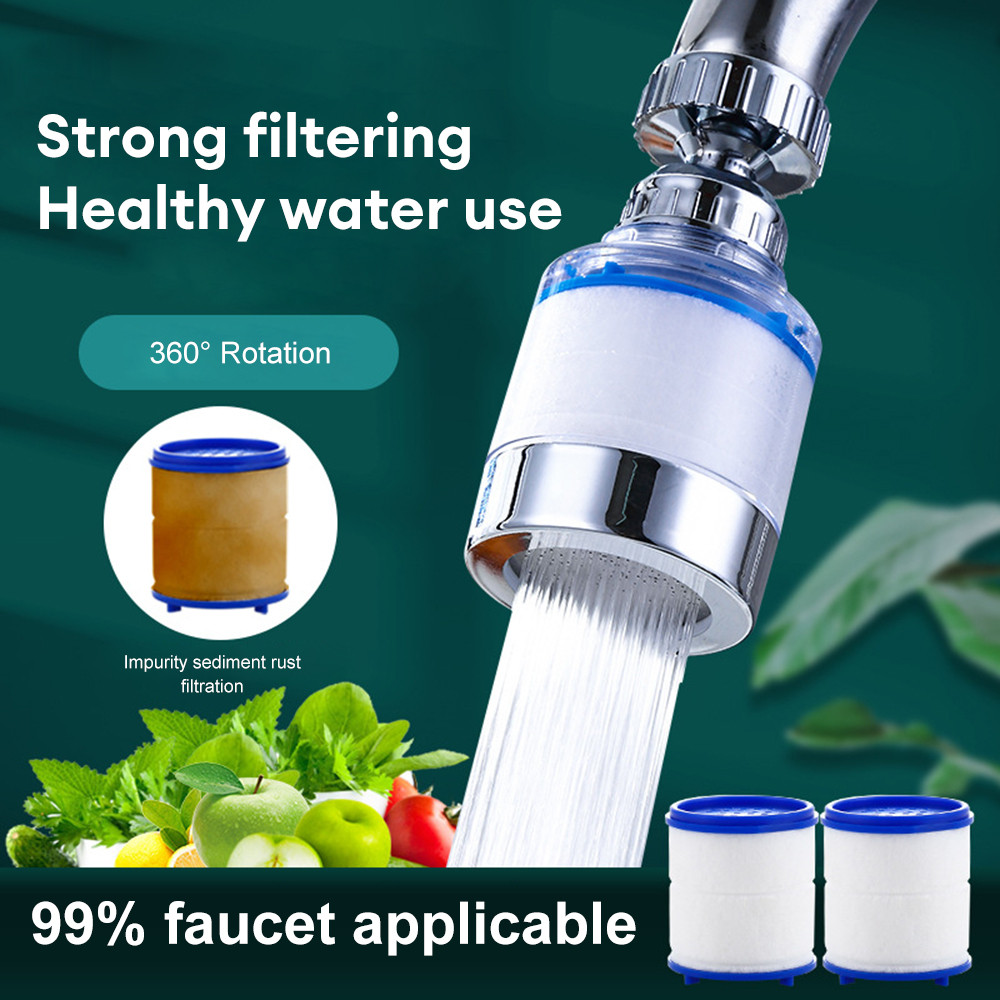 Jual New Faucet Water Filter Remove Chlorine Heavy Metals Filtered ...