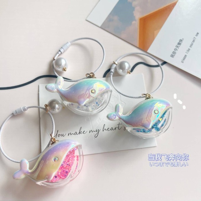 Jual Gantungan Kunci WHALE HOLOGRAM IKAN PAUS Edition Keychain Lucu ...