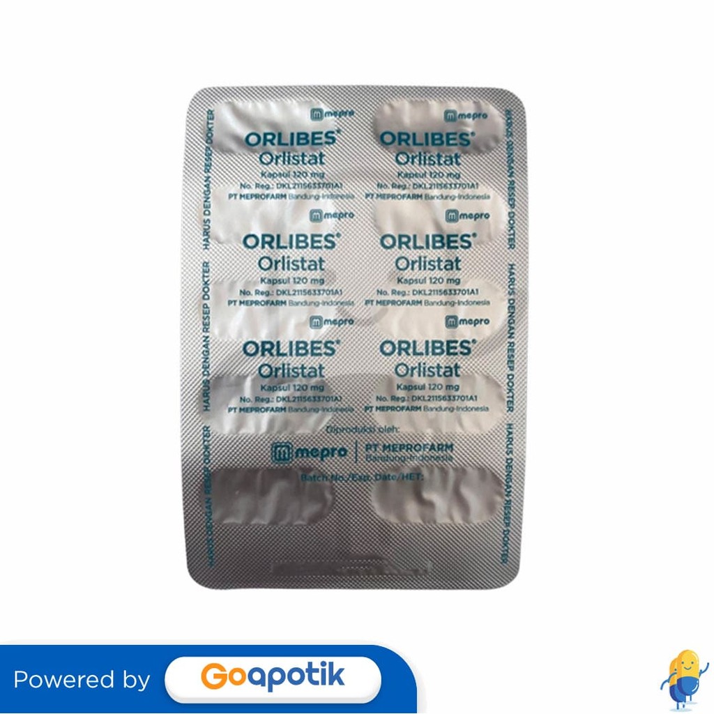 Jual Orlibes 120 Mg Blister 10 Kapsul | Shopee Indonesia