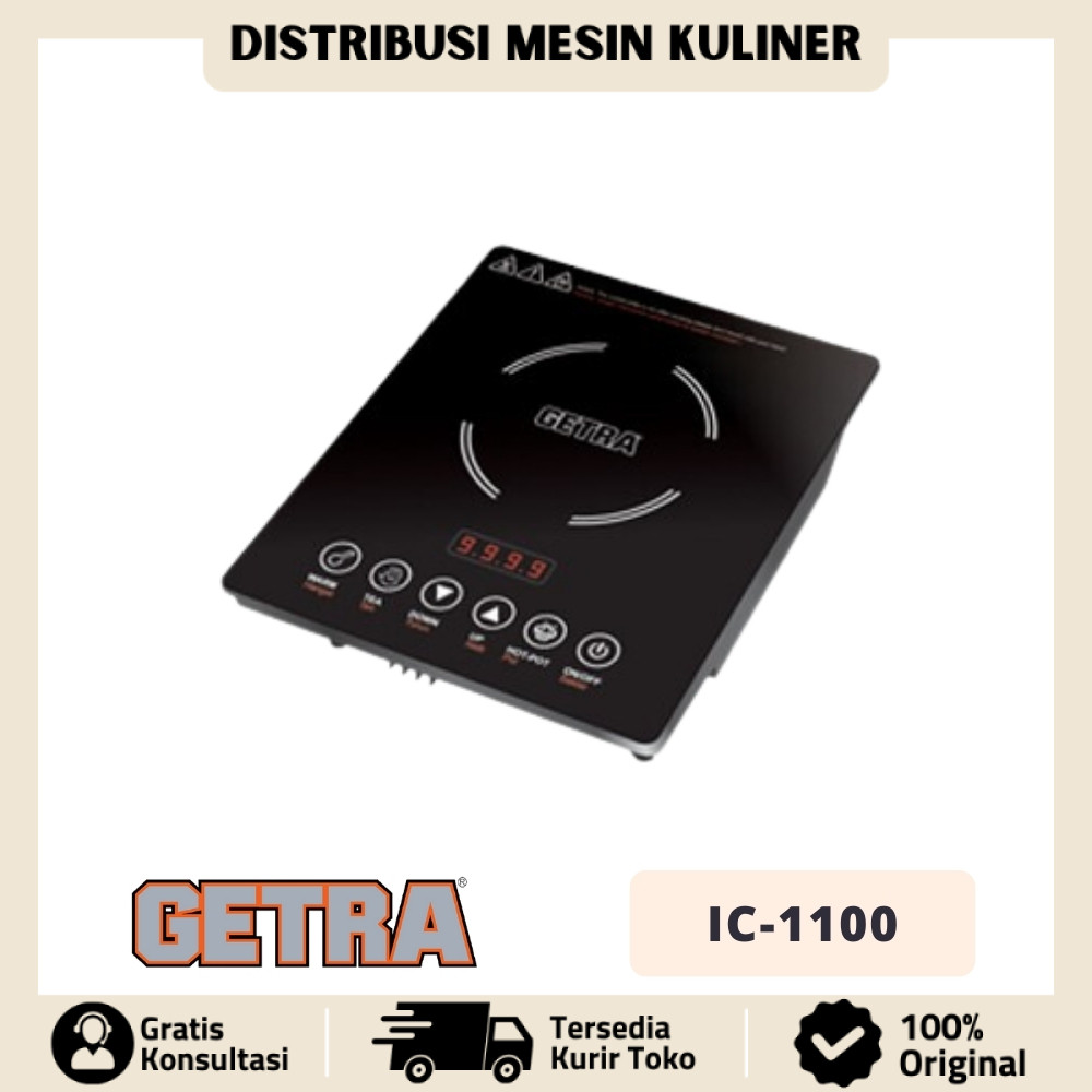 Jual KOMPOR INDUKSI LISTRIK GETRA IC-1100 INDUCTION COOKER 1 TUNGKU ...