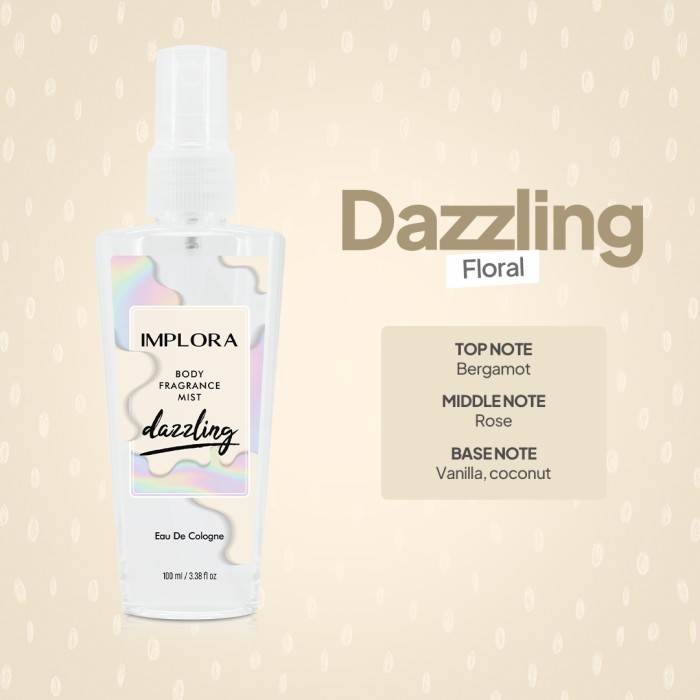 Jual Implora Body Fragrance Mist - Dazzling | Shopee Indonesia