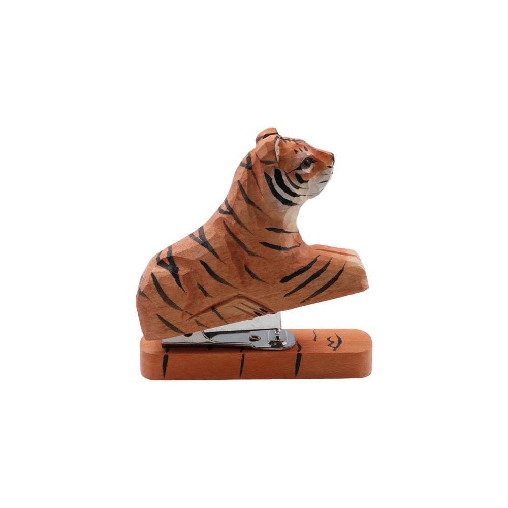 Jual Animal Shaped Wood Carving Paper Binding Stapler Paper Fixing ...