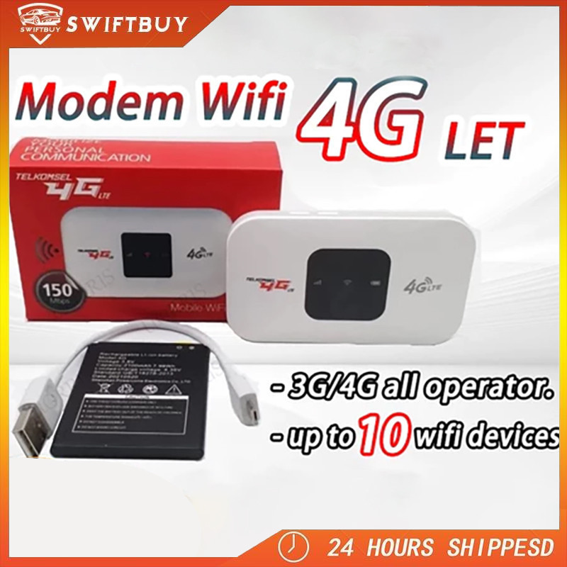 Jual MIFI MODEM WIFI 4G UNLOCK OPERATOR Perdana Telkomsel By.u/ 150 Mbps 4G Portable Mobile WiFi ...