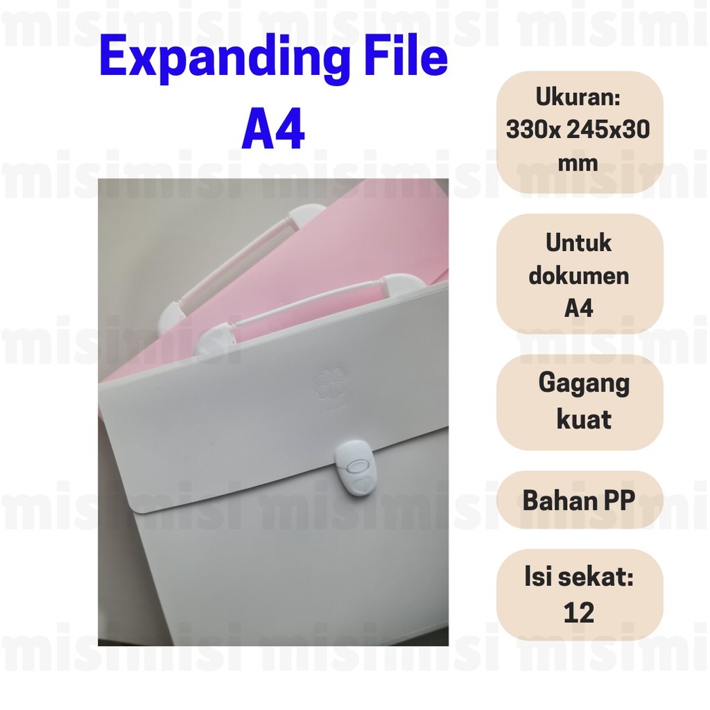 Jual Expanding File A4 Map Harmonika Tas File | Shopee Indonesia