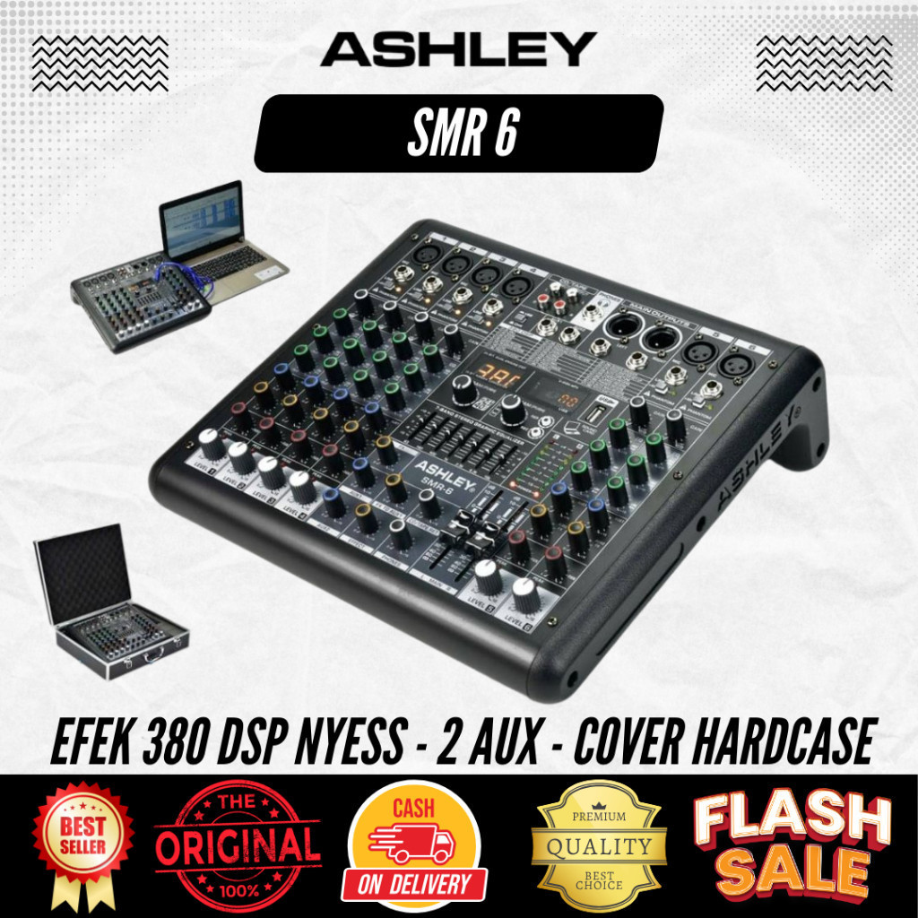 Jual Mixer 6 Channel Ashley SMR 6 | Shopee Indonesia