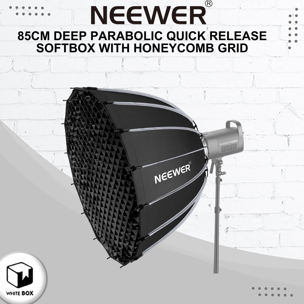 Jual NEEWER Parabolic Softbox 85CM Deep Parabolic Quick Release Softbox With Honeycomb Grid ...