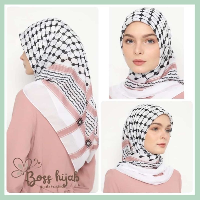 Jual Kerudung palestina segi empat hijab palestina segi empat kerudung ...