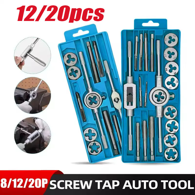 Jual Tap Die Set 12/20/40 Pcs Alat Snai Dan Tap Ulir Dart Mur Baut Alat ...