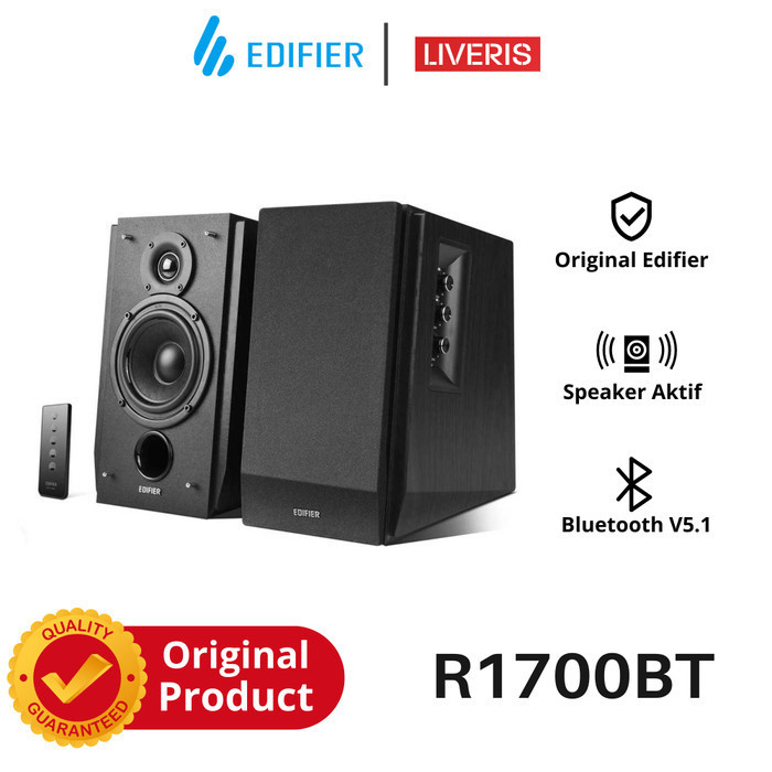Jual Edifier R1700BT Bookshelf Speaker PC Laptop Bluetooth Aktif 2.0 ...