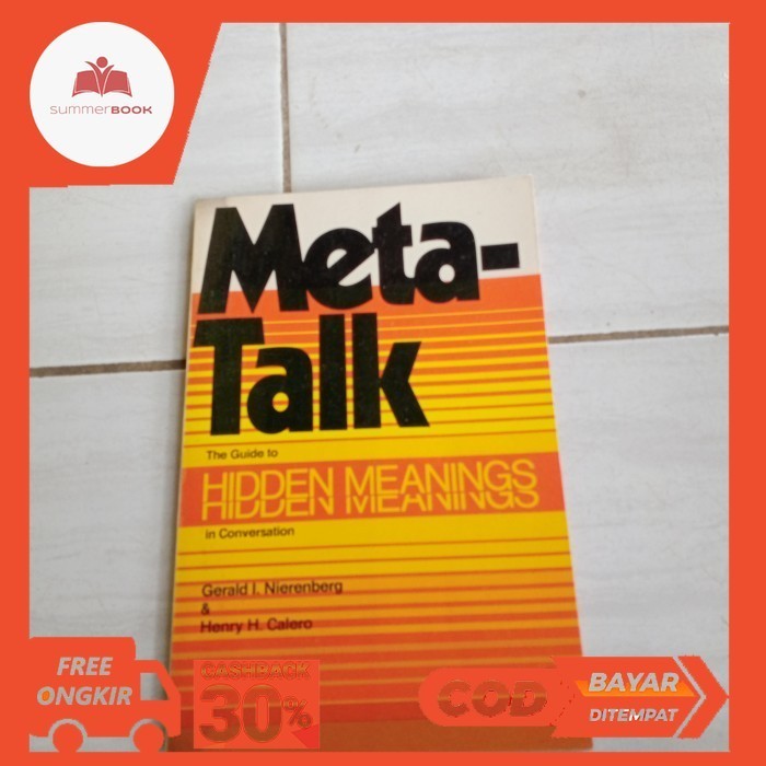 Jual META-TALK THE GUIDE TO HIDDEN MEANINGS IN CONVERSATION-GERALD-F1 ...