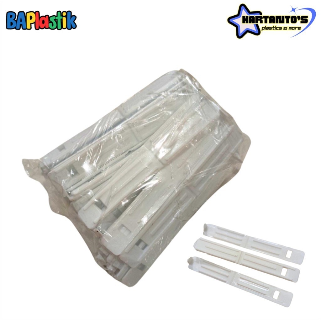 Jual Klip Roti Tawar PUTIH TP Penjepit Makanan | Shopee Indonesia