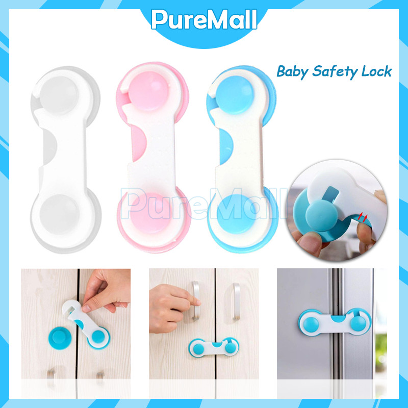 Jual 5PCS Baby Safety Lock / Pengaman Pintu Laci Safe Lock / Pengaman ...