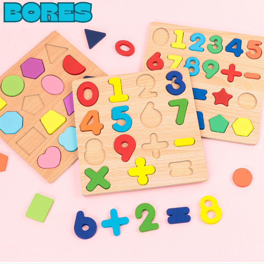 Jual BORES Puzzle Anak Mainan Edukasi Anak Bayi Perempuan Laki 2/3/4 ...