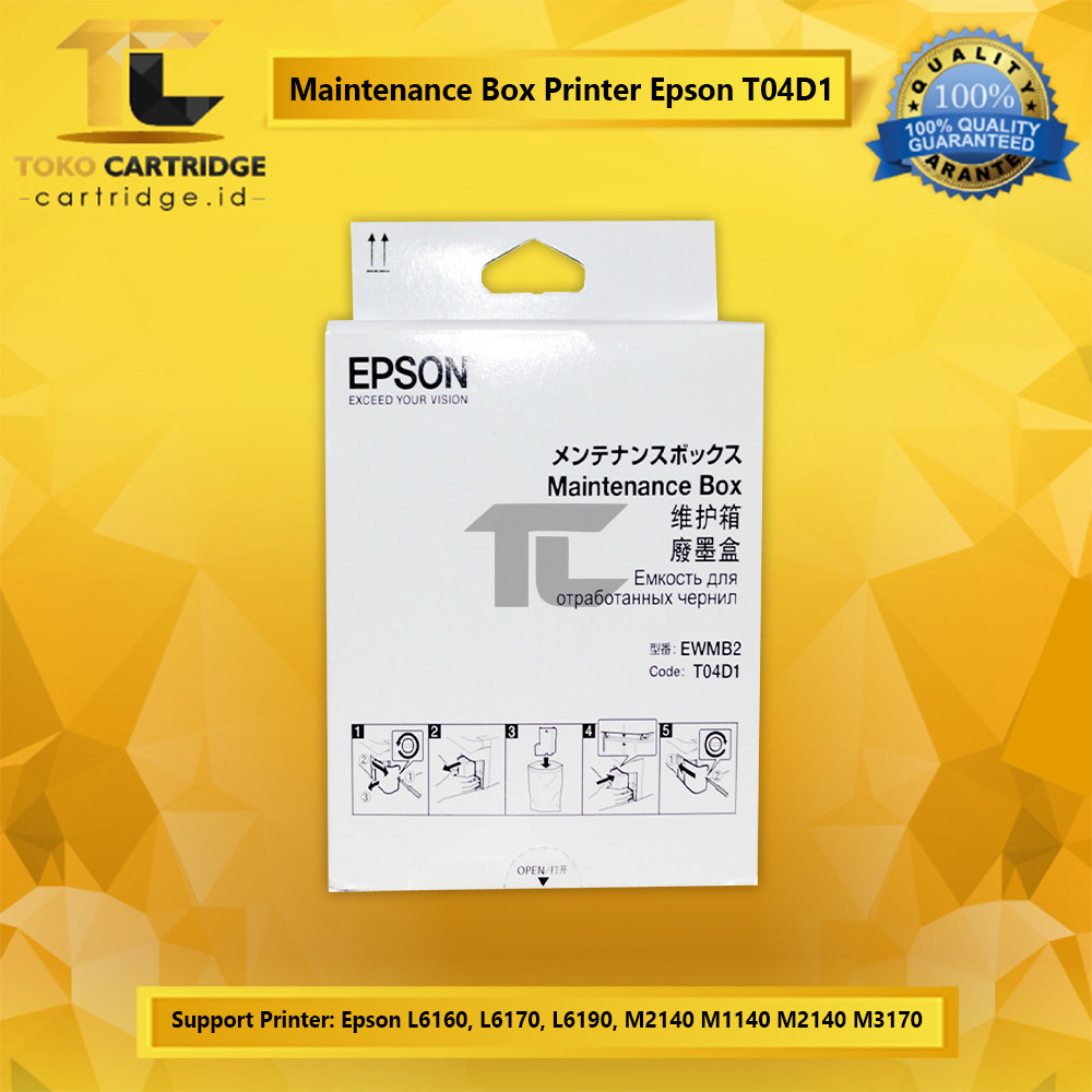 Jual Maintenance Box Epson T04D1 Busa Printer L11050 L6170 L6190 L14150 ...