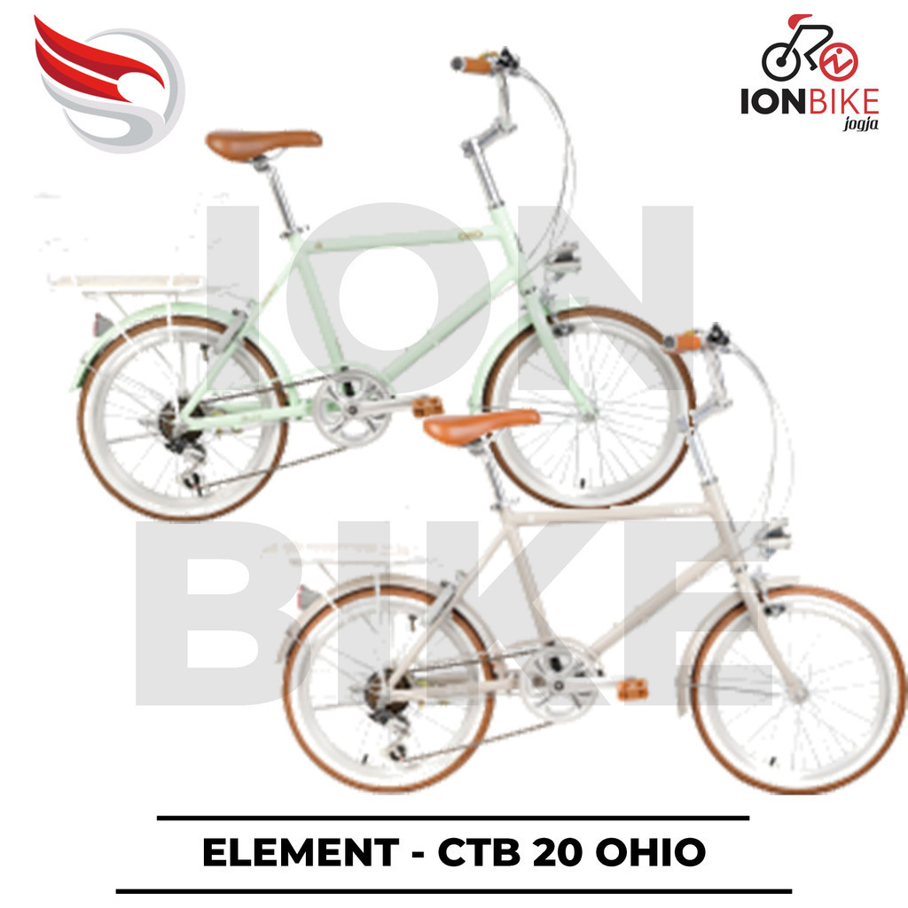 Jual Sepeda Urban 20 City Bike Mini Element Ohio Model Klasik Vintage ...