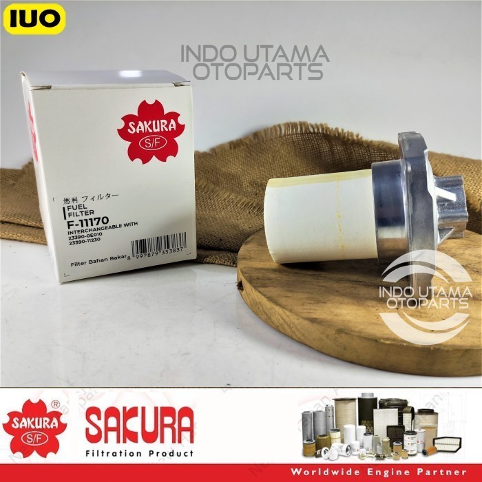 Jual Filter Solar Bawah Fortuner Diesel Saringan Solar SAKURA F-11170 | Shopee Indonesia