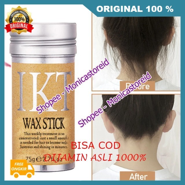 Jual BELI 1 GRATIS 1 Hair Wax Stick Solusi Merapikan Rambut Styling ...