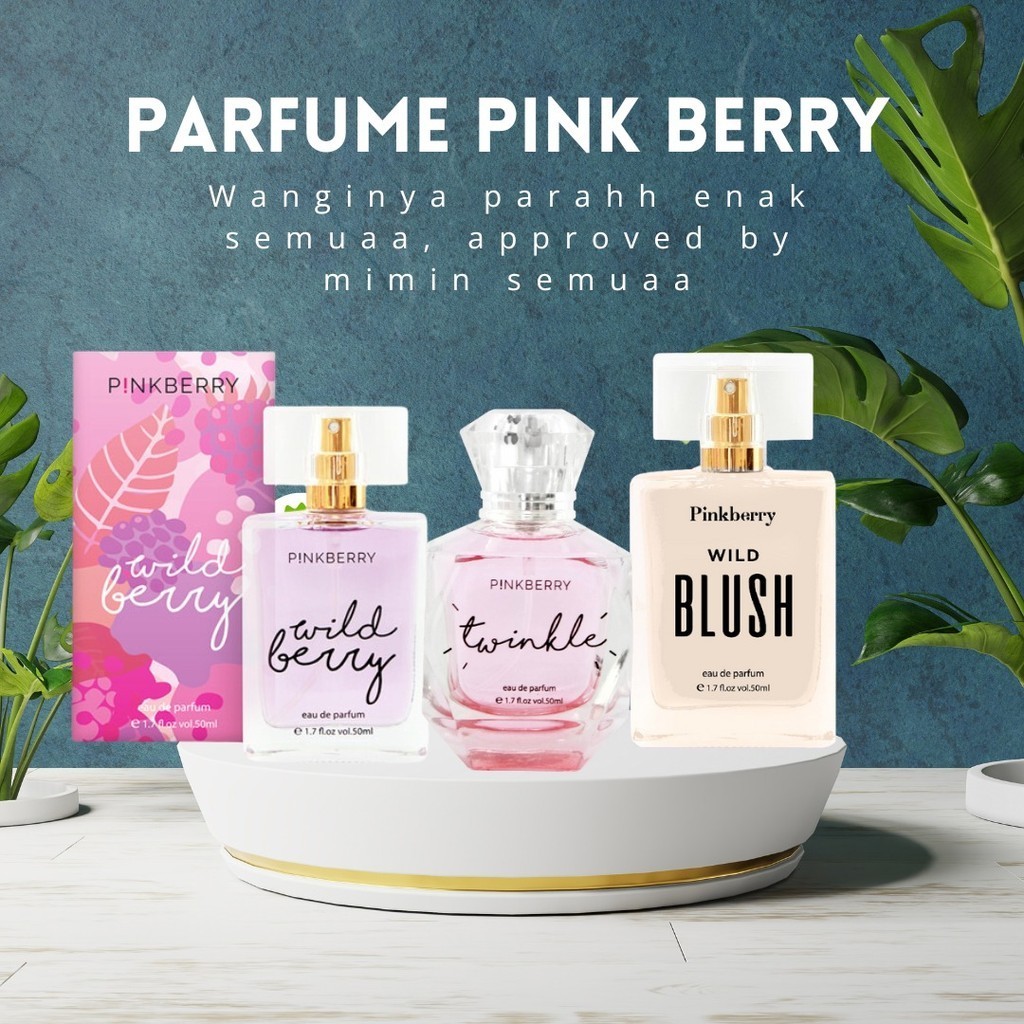 Jual Pinkberry Parfume EDP Wild Berry Twinkle Dream Blush 50 ml Wild ...
