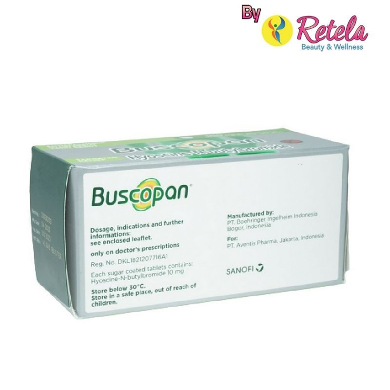 Jual BUSCOPAN 10MG 1 STRIP 10 TABLET | Shopee Indonesia