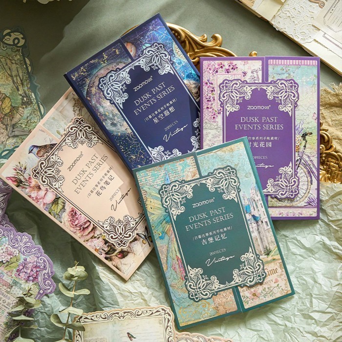 Jual 20 Lembar / Set Journal Scrapbook Paper Kertas Hias Junk Supplies ...