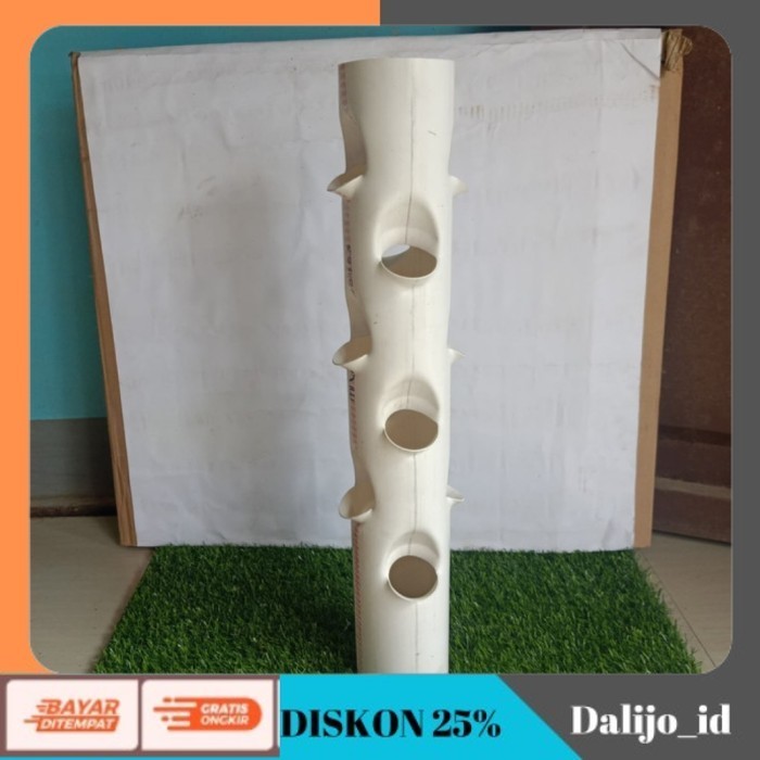 Jual [[DALIJO]] KUALITAS TERBAIK pot tower vertikal hidroponik 4 inchi ...