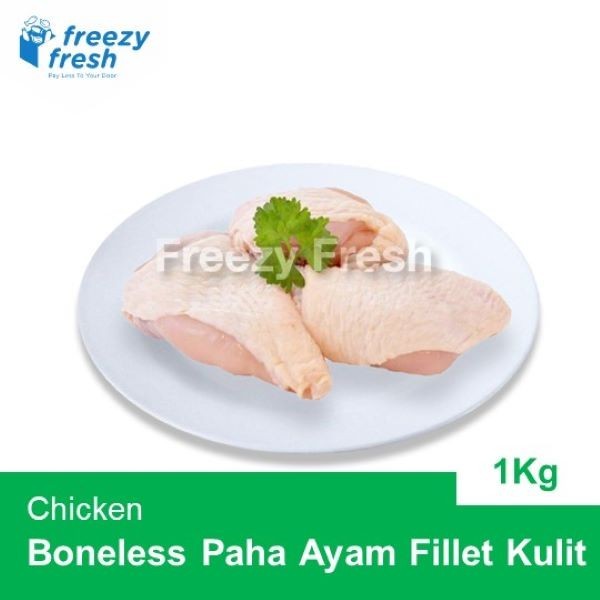 Jual Boneless Paha Ayam Fillet Kulit 1Kg | Shopee Indonesia