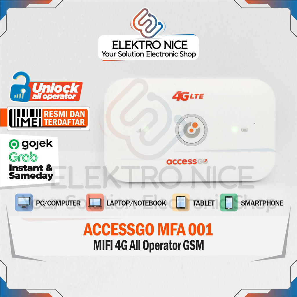 Jual Modem wifi Sim Card AccessGo MiFi MFA-001 4G All Operator GSM ...