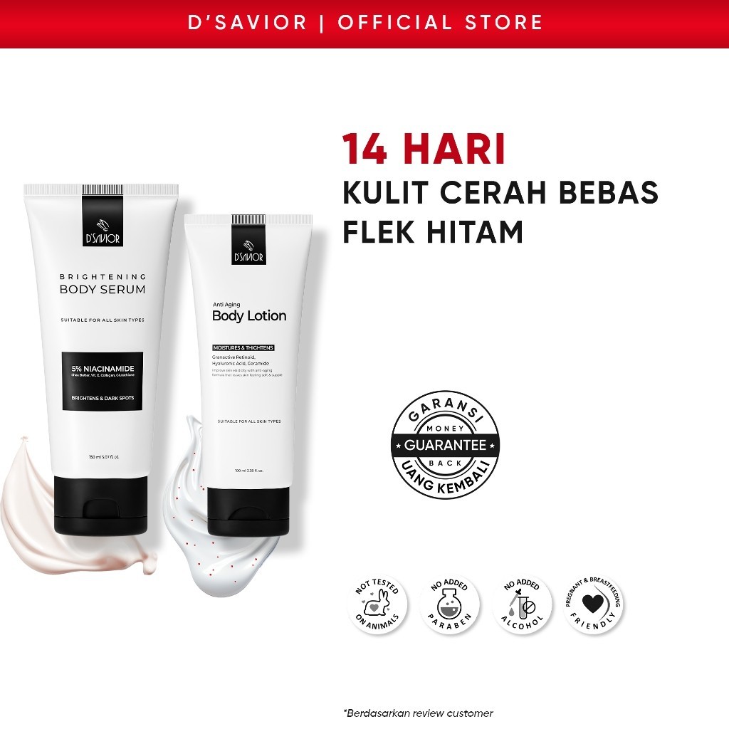Jual D'SAVIOR Perfect Glow and Bright | Niacinamide 5% + Granactive ...