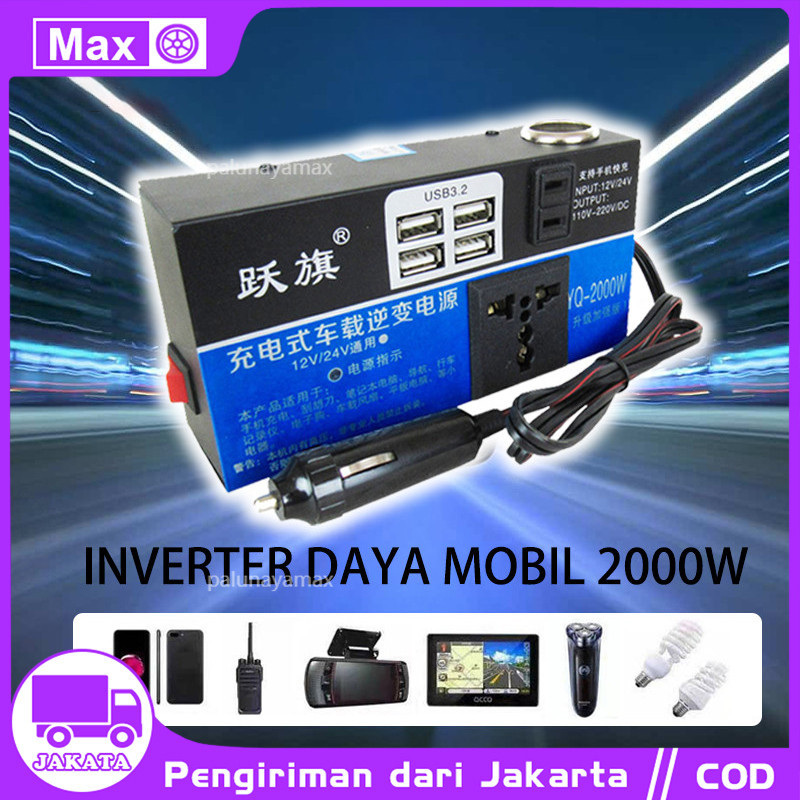 Jual Daya Puncak 2000W/1500W Modified Sine Wave Inverter Frekuensi ...