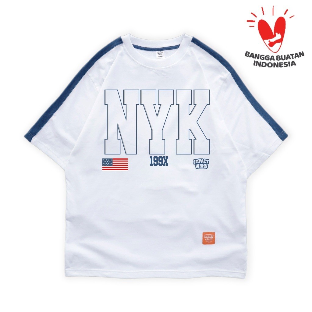 Jual T shirt OVERSIZE CASUAL | Cotton 24s | NYK LINE | Shopee Indonesia