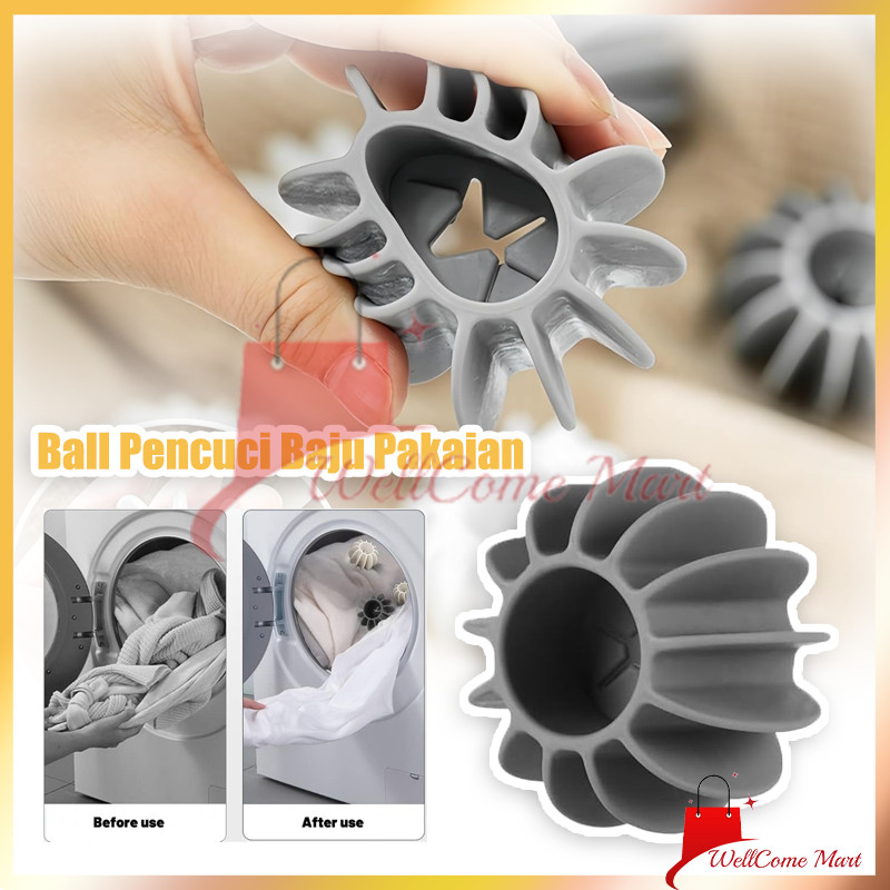 Jual Magic Bola Laundry Silikon / Bola Laundry Mesin Cuci / baju ...