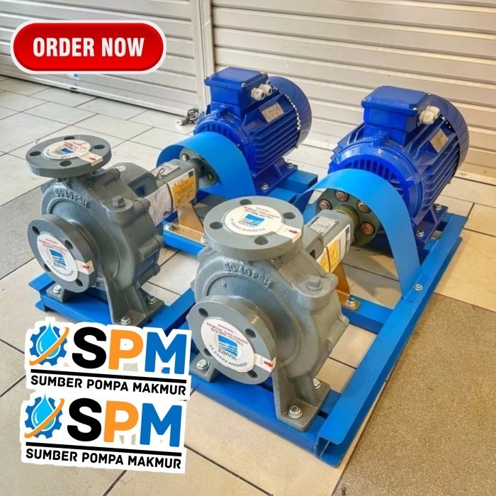 Jual POMPA CENTRIPUGAL EBARA 50X40 FSHA MOTOR 4KW 5,5HP 2990RPM Booter Pump | Shopee Indonesia