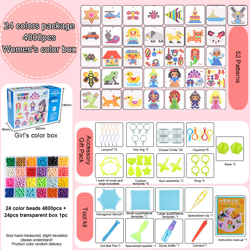 Jual Diy craft kit 6000/4800 Mainan Diy Anak Magic Water Beads / Mainan ...