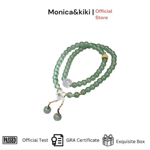 Jual Monica Kiki - Gelang GIOK Bunga Jasper Segar Kecil Elegan Korea ...
