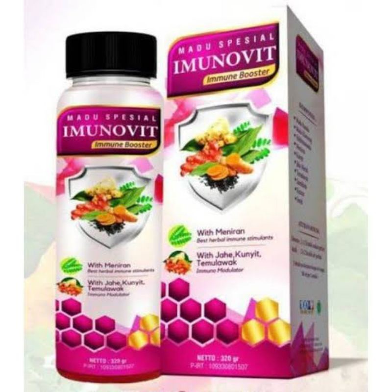 Jual Madu Imunovit Original Vit Vitamin Multivitamin Minuman Suplemen ...