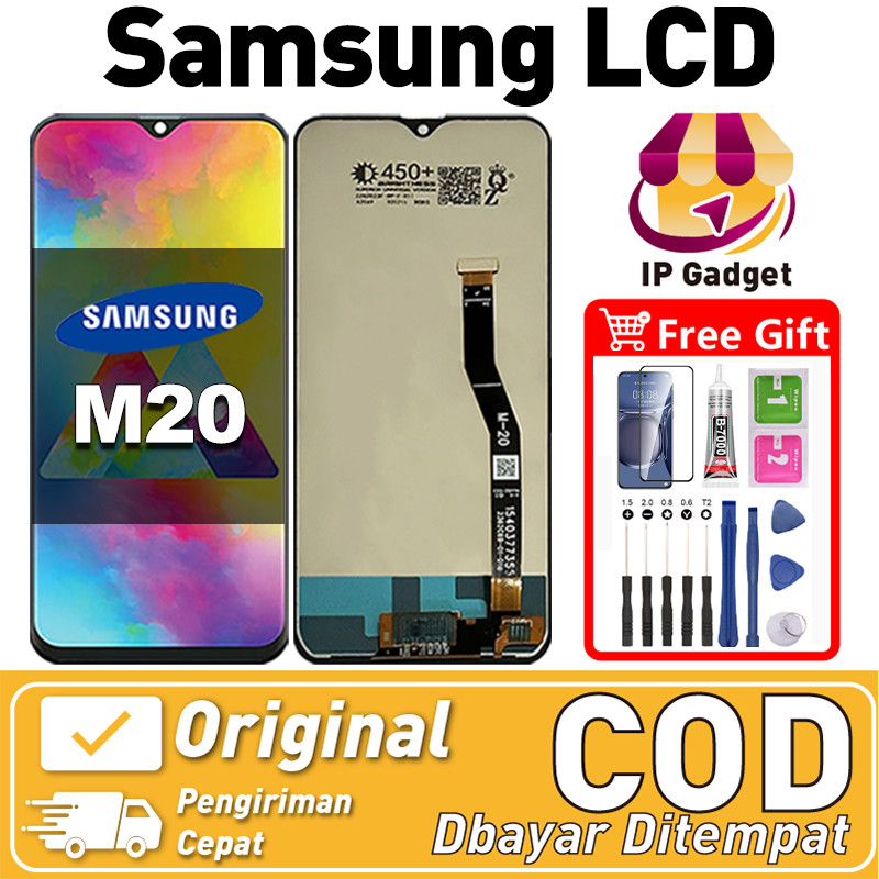 Jual ORI FOR LCD SAMSUNG M20 Fullset Original LCD HP SAMSUNG M20 Asli ...