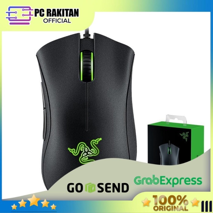 Jual Razer Deathadder Essential Ergonomic Gaming Mouse Black | Shopee ...