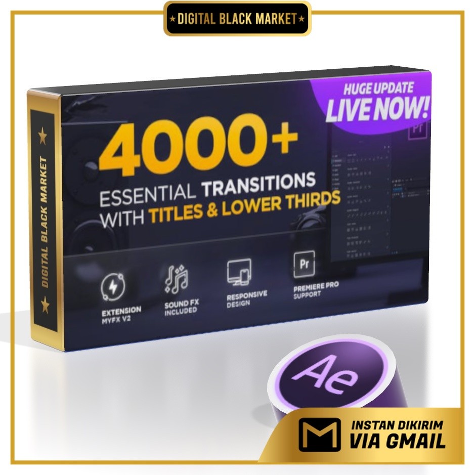 Jual MYFX - 4000 Essential Transitions - After Effect (Extension) | Shopee Indonesia