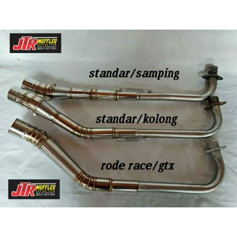 Jual pipa gulu banyak leheran knalpot 3 variasi untuk all motor bebek ...