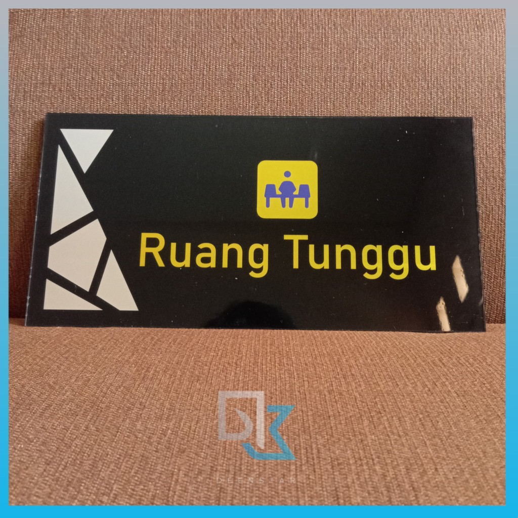 Jual Akrilik ruang tunggu, Akrilik waiting room, Akrilik tempel ...