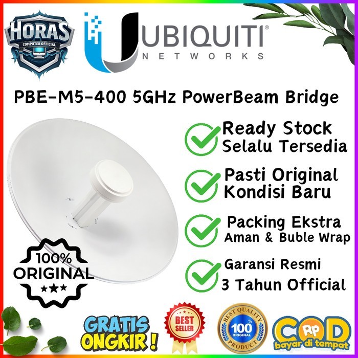Jual Ubiquiti PBE-M5-400 PowerBeam Bridge M5 5GHz Gigabit PoE Outdoor | Shopee Indonesia