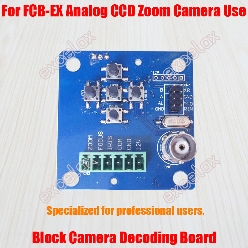 Jual Zoom Camera Module CVBS BNC Decoding Board for FCB-EX CCD Series ...