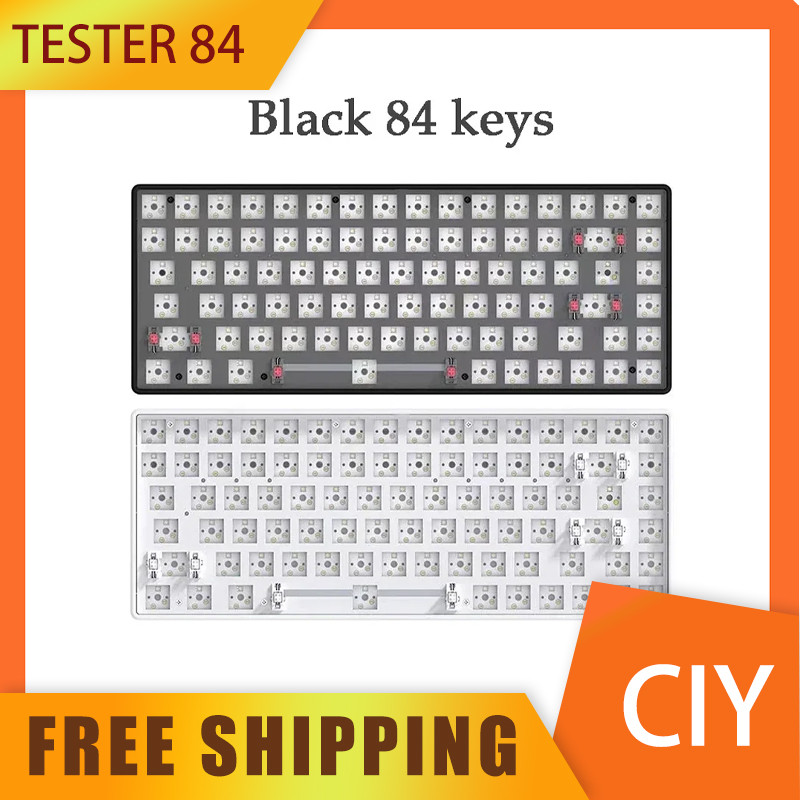 Jual Ciy Tester 84 Keyboard Kit Teamwolf Novice 84 Rgb Wired Hot Swap ...