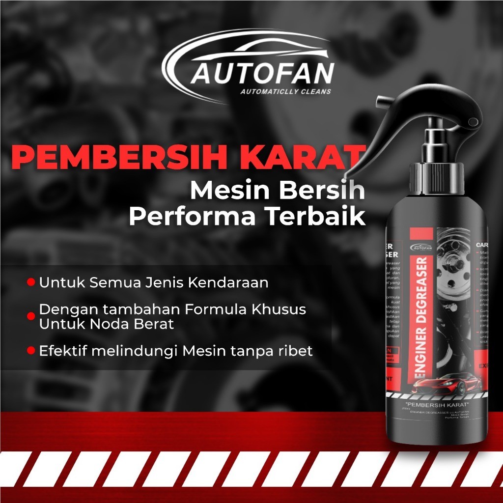 Jual Autofan, Engine Degreaser Spray Pembersih Karat - Netto 250mL | Shopee Indonesia