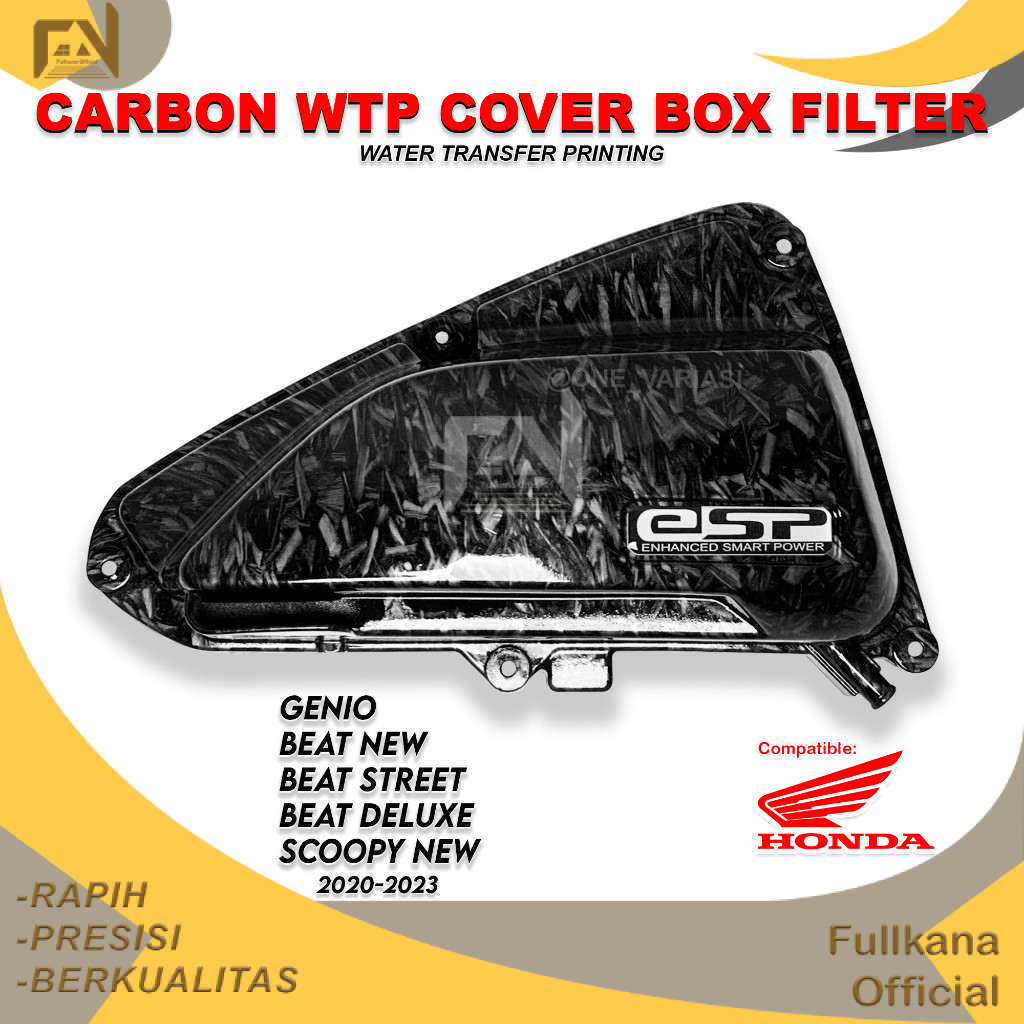 Jual FULLKANA CARBON - TUTUP FILTER CARBON FORGED GENIO / TUTUP FILTER ...