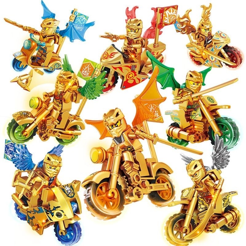 Jual CIKAYOSASHOP Mainan balok ninjago motor dengan sayap kokoh lengkap ...