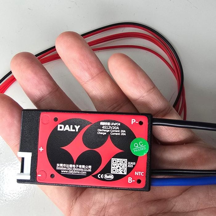 Jual BMS DALY Lifepo4 4s 12V 20A 40A 60A 100A 12Volt Lifepo 4 Lithium baterai Sepeda motor ...
