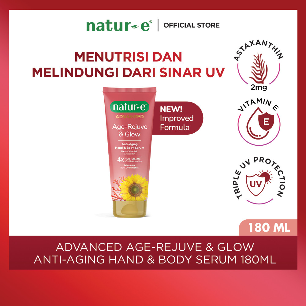 Jual Natur-E Advanced Age-Rejuve & Glow Anti-Aging Hand & Body Serum ...