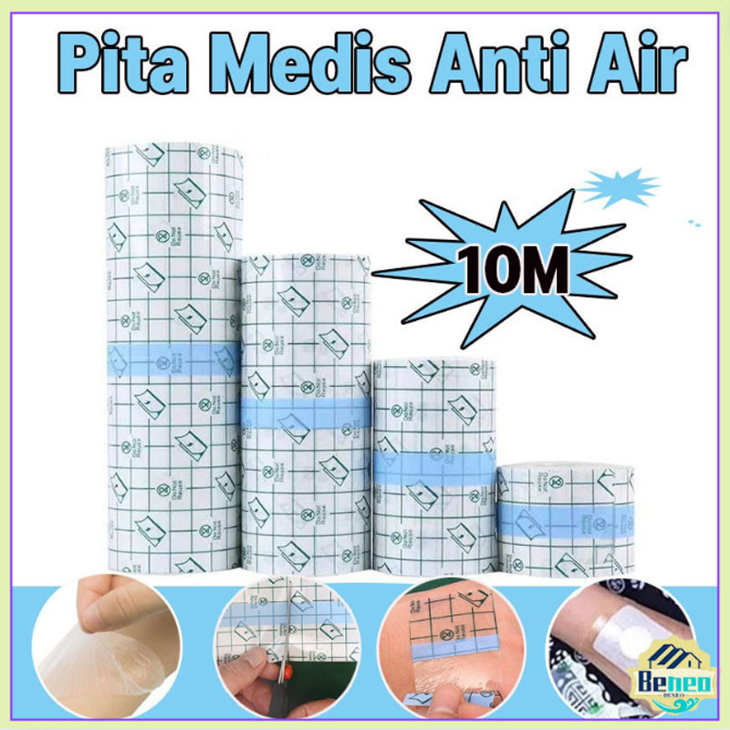Jual 10M Tranparent Film Dressing Roll Pita Medis Anti Air Anti Luka ...